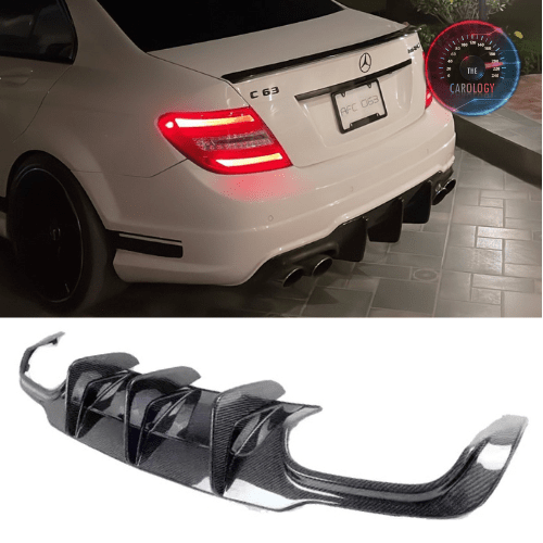 W204 C63 Rear bumper diffuser – The Carology